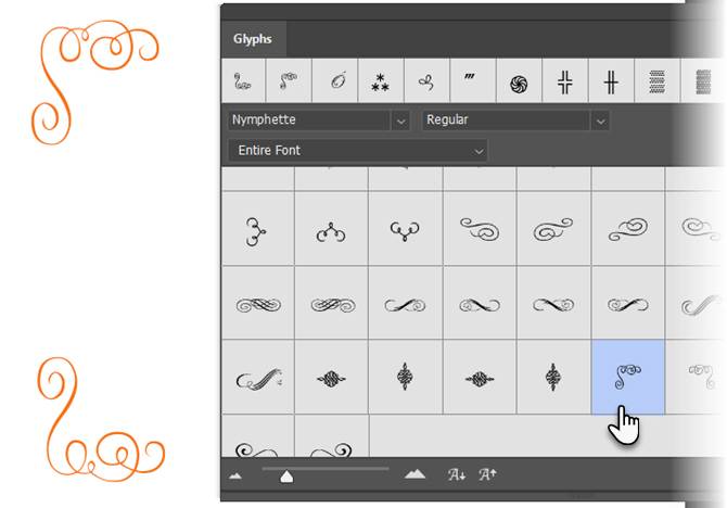 How to Use Beautiful Glyphs in Adobe Photoshop CC