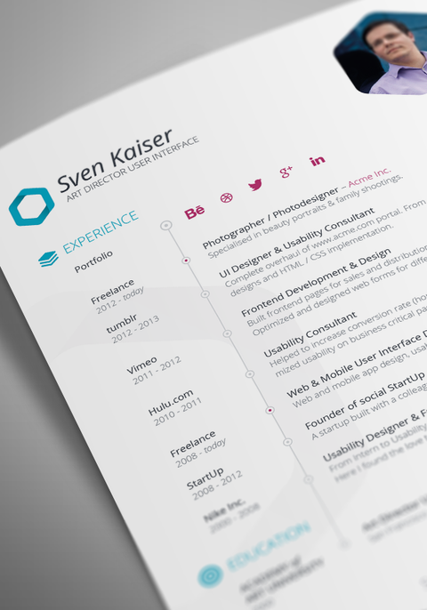 Find the Perfect InDesign Resume Template to Showcase Your Skills
