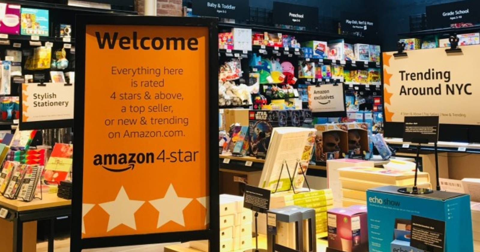 Amazon Launches a New 4-Star Retail Store