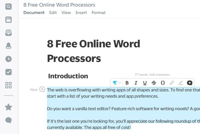The 8 Best Free Online Word Processors