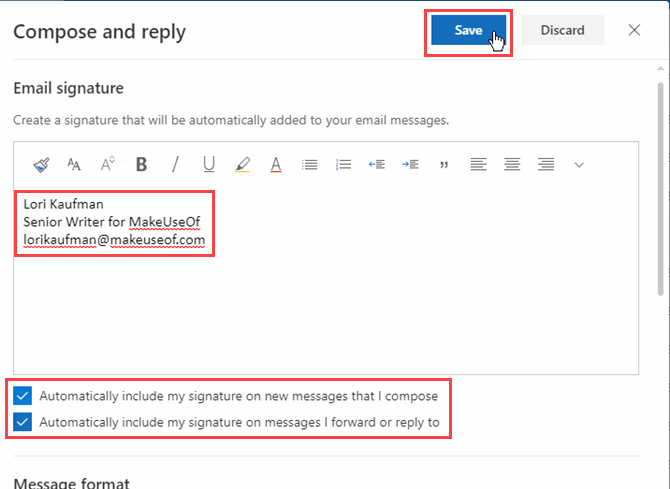 How to Add an Email Signature in Microsoft Office 365