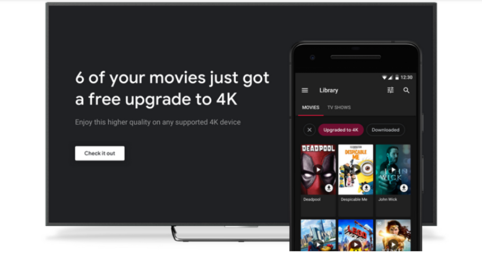 Google Upgrades Your Movie Collection to 4K