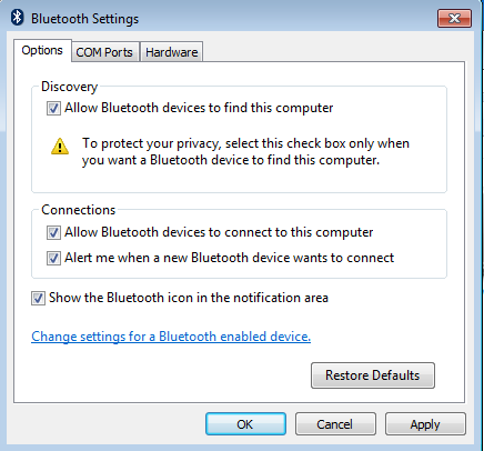 How to Set Up Bluetooth for a Windows 7 PC