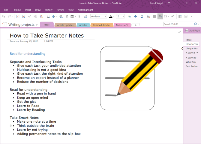 How to Create a Personal Wiki Using Microsoft OneNote