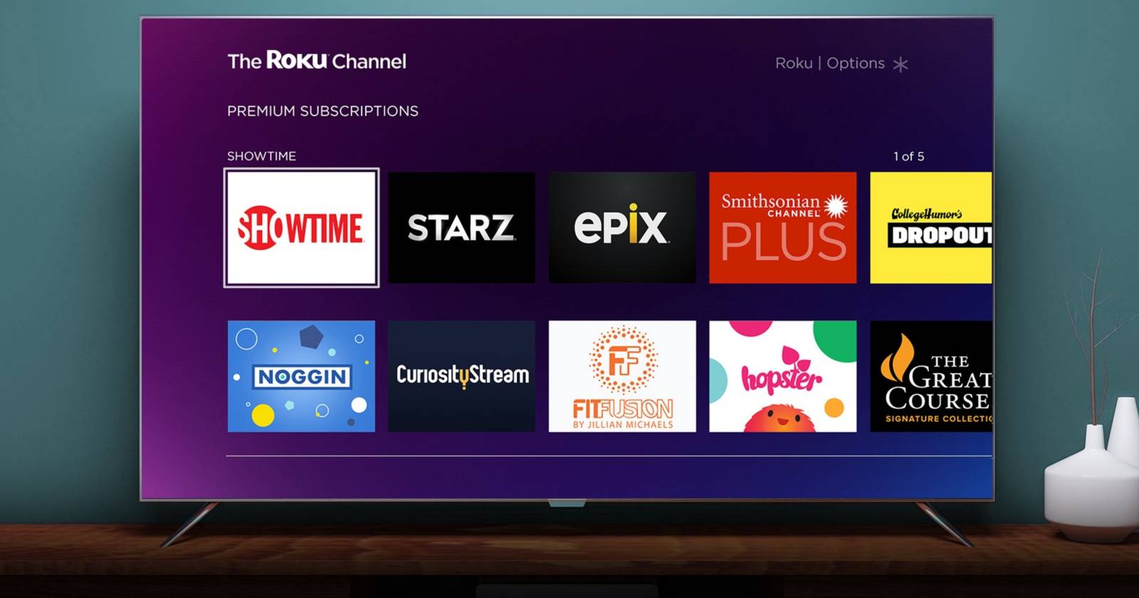 The Roku Channel Adds Premium Subscriptions