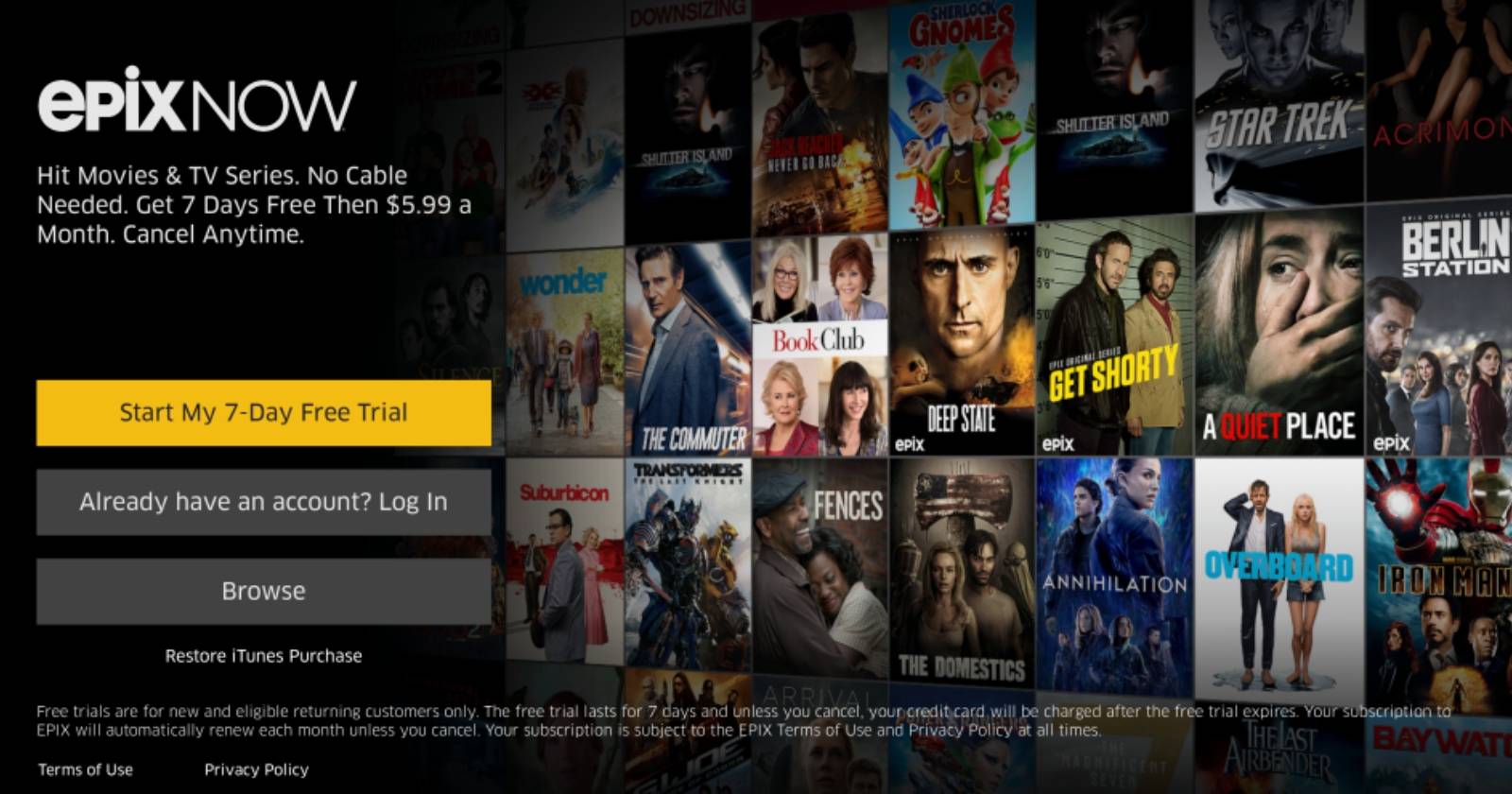 Epix Now Is a New Video Streaming Service