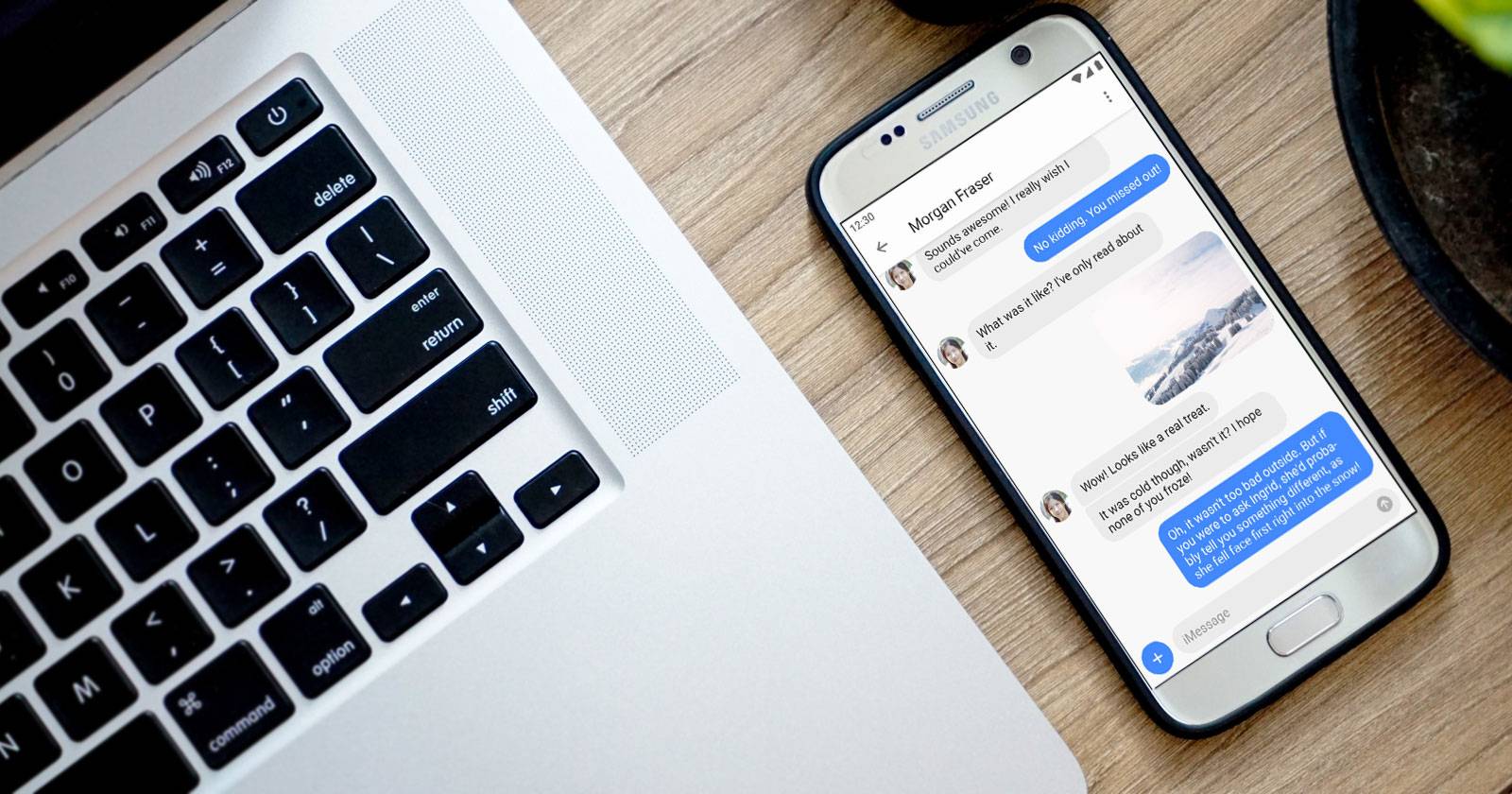 How to Use iMessage on Android With AirMessage and a Mac