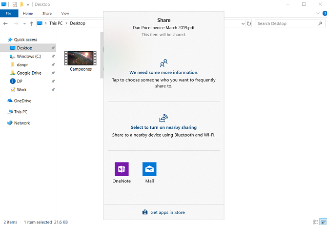 4 Ways to Quickly Share a File From Windows Explorer