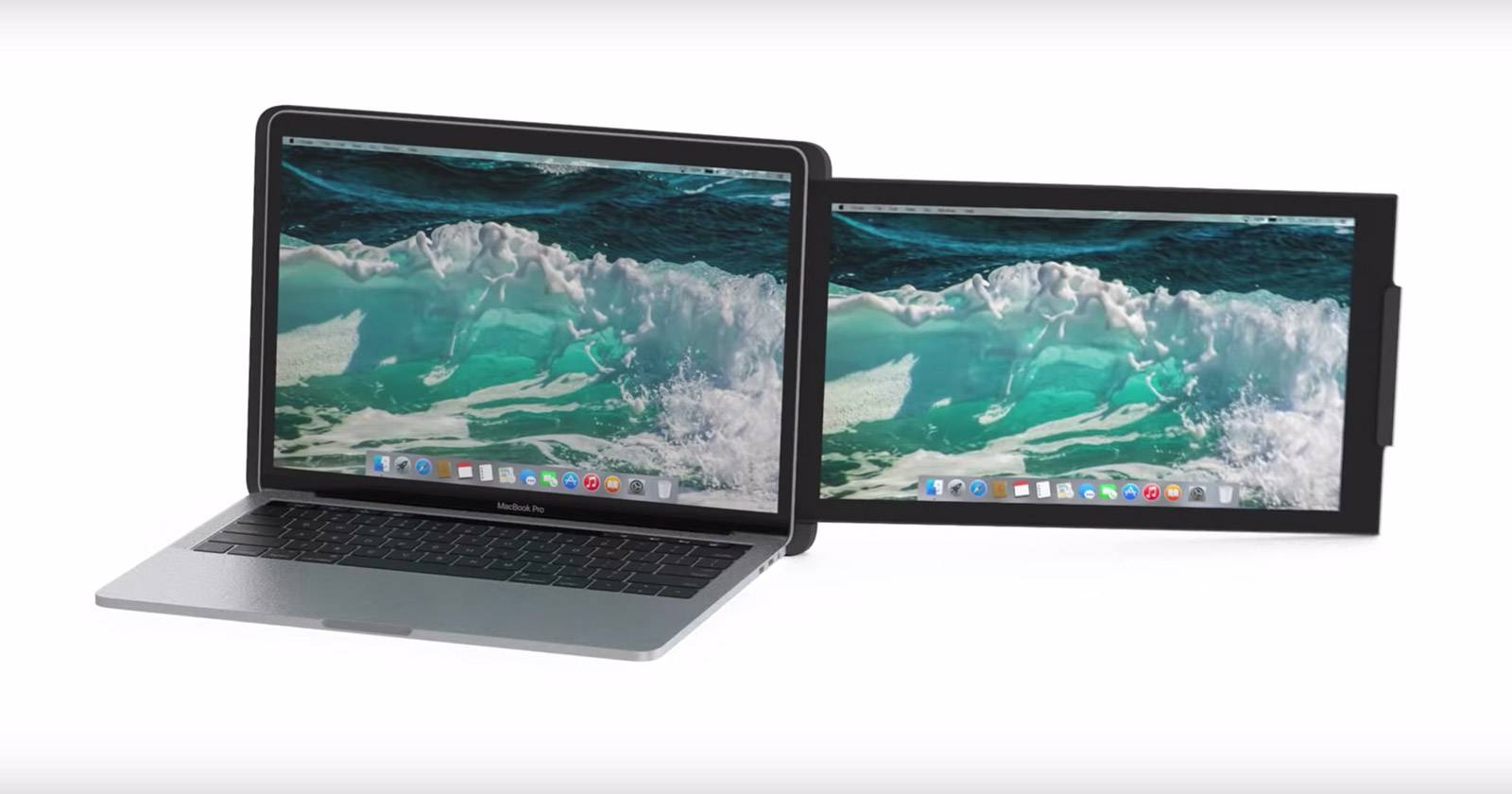 DUEX: A Thin Portable Second Monitor for Any Laptop