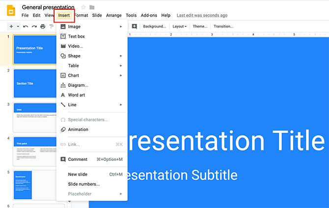 How to Create a Presentation in Google Slides