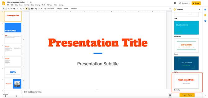 How to Create a Presentation in Google Slides