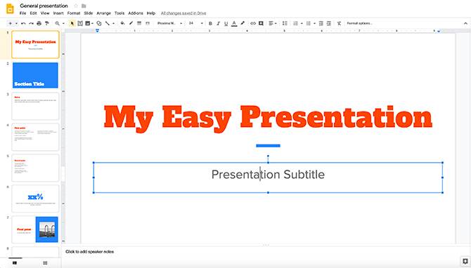 How to Create a Presentation in Google Slides