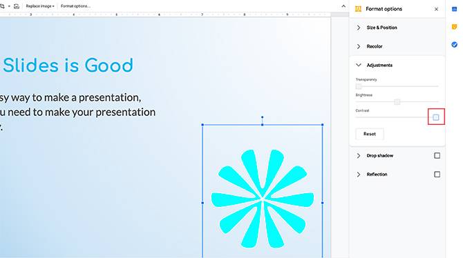 How to Recolor Images and Objects in Google Slides