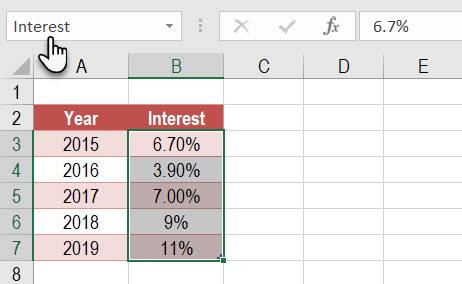 How to Use the Name Box in Excel
