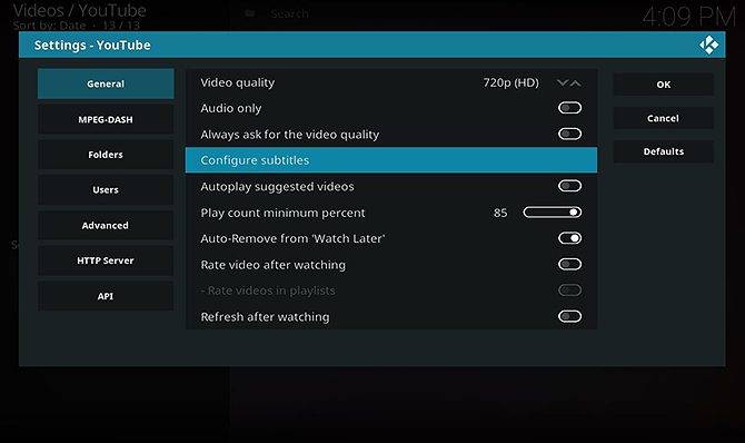 How to Watch YouTube on Kodi Using the Add-On