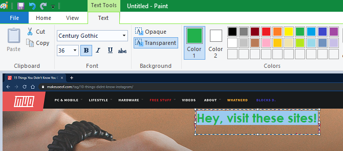 How to Edit and Enhance Screenshots Using MS Paint