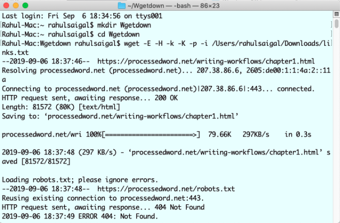 How to Convert Multiple Webpages Into PDFs With Wget