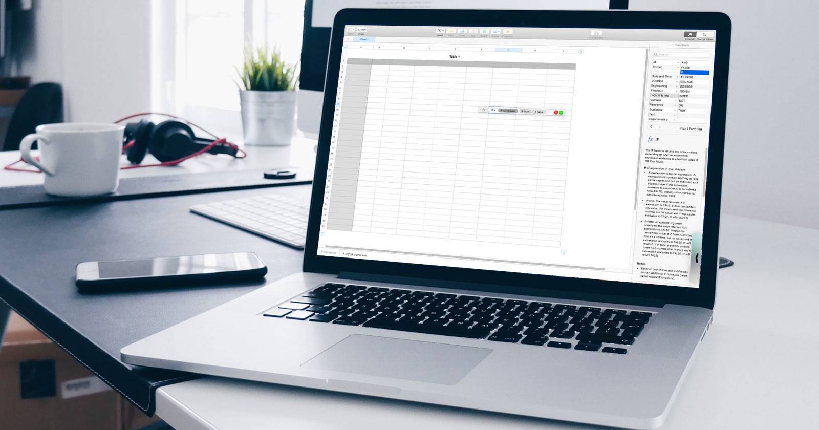 How to Use Formulas and Functions in Numbers on Mac
