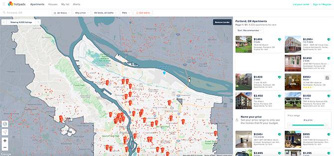 Search for Houses and Apartments to Buy or Rent Using Hotpads