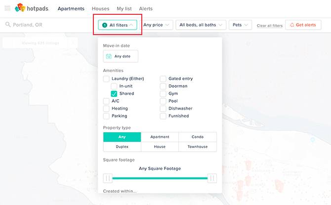 Search for Houses and Apartments to Buy or Rent Using Hotpads