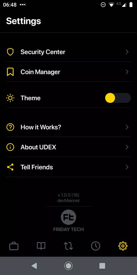 UDEX: A New Decentralized Crypto Exchange for Your Phone