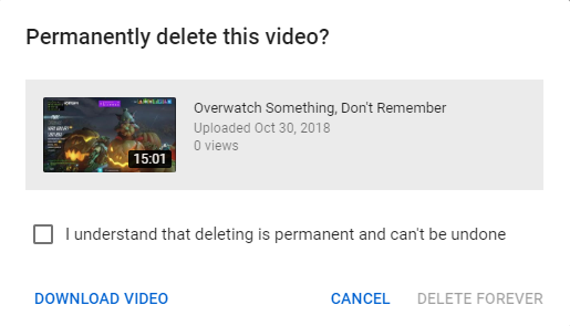 How to Delete or Restore a YouTube Video