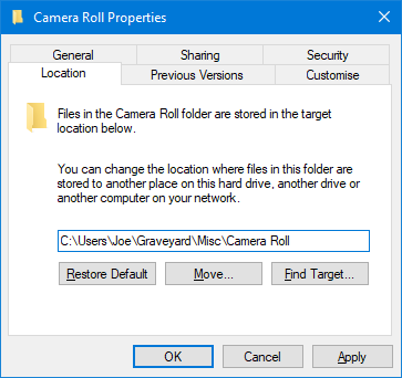 How to Delete the Camera Roll and Saved Pictures Folders in Windows 10