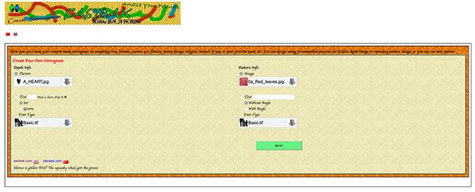 How to Generate Your Own Magic Eye Stereograms Online