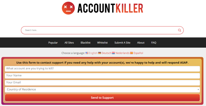 How to Delete Your Old Online Accounts Using AccountKiller