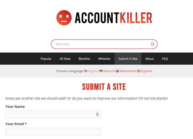 How to Delete Your Old Online Accounts Using AccountKiller