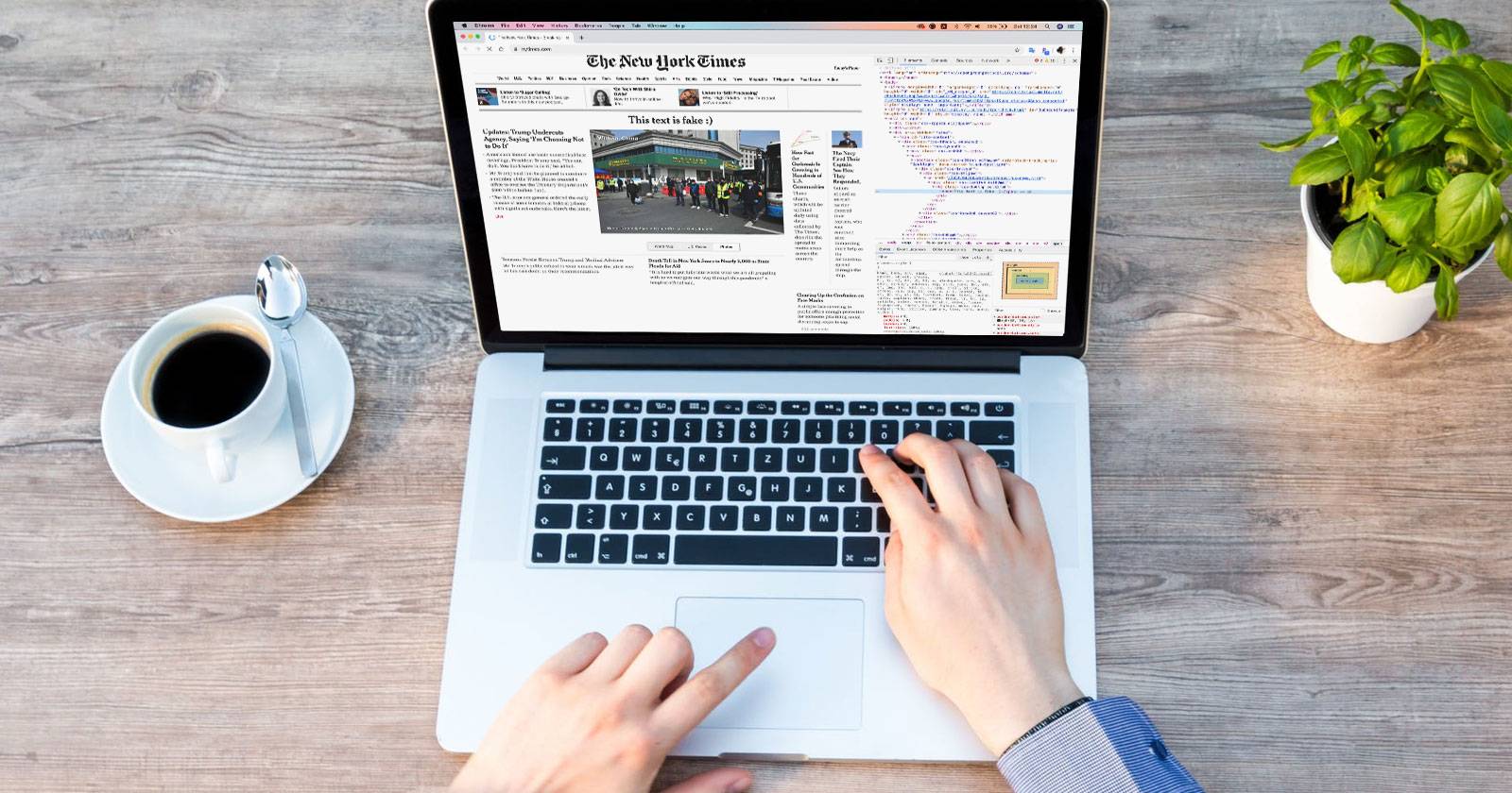 How to Fake Edit Website Text Using Google Chrome