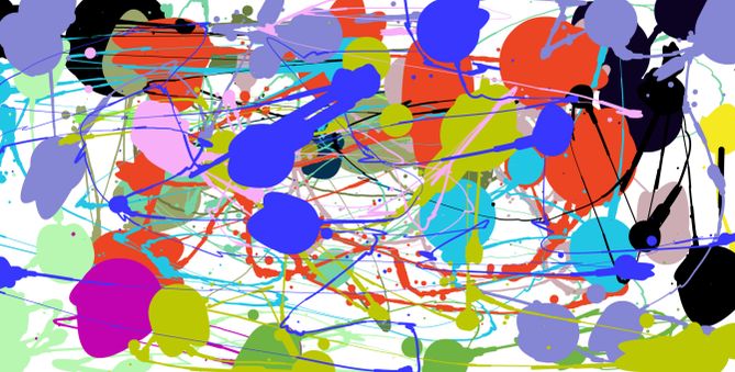 How to Create Jackson Pollock Style Paintings Online