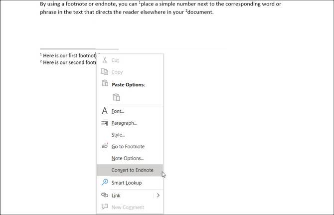 How to Add and Format Footnotes and Endnotes in Microsoft Word