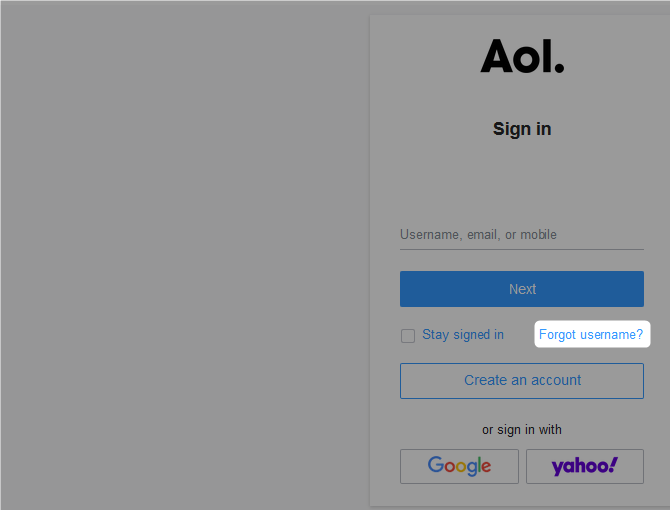 What's My AOL Mail Login Screen Name?