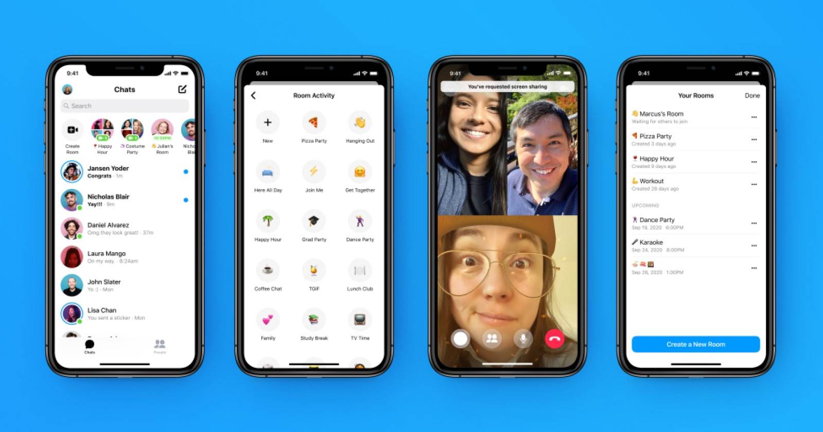 Facebook Adds New Customization Features to Messenger Rooms