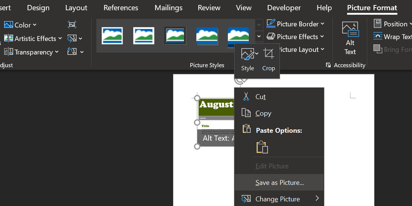 5 Ways to Save Word Documents as an Image File