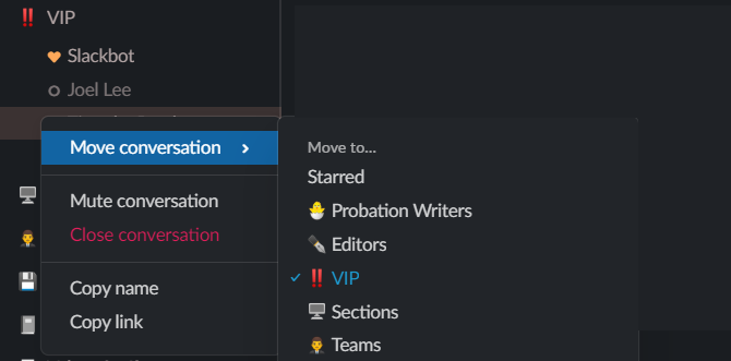 How to Organize the Slack Sidebar