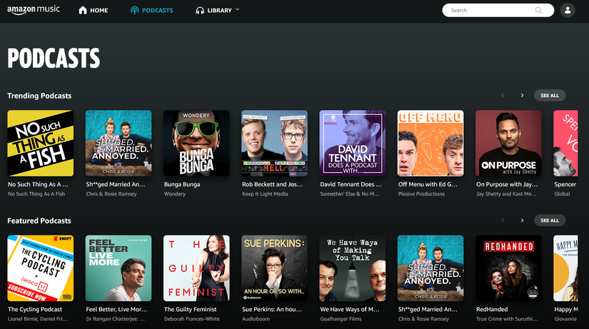 Podcasts Are Now Streaming on Amazon Music