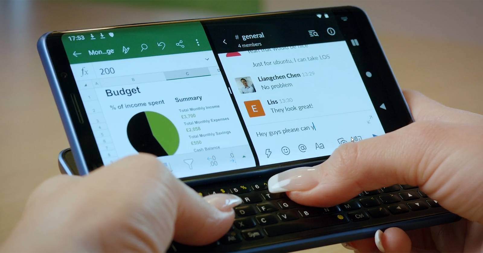 New Keyboard Phone Runs Android, Ubuntu, and Lineage OS