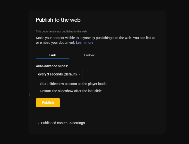 How to Make Google Slides Loop (Even Without Publishing)