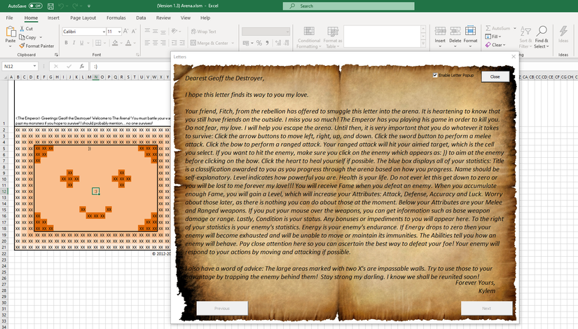 8 Iconic Games Recreated in Microsoft Excel