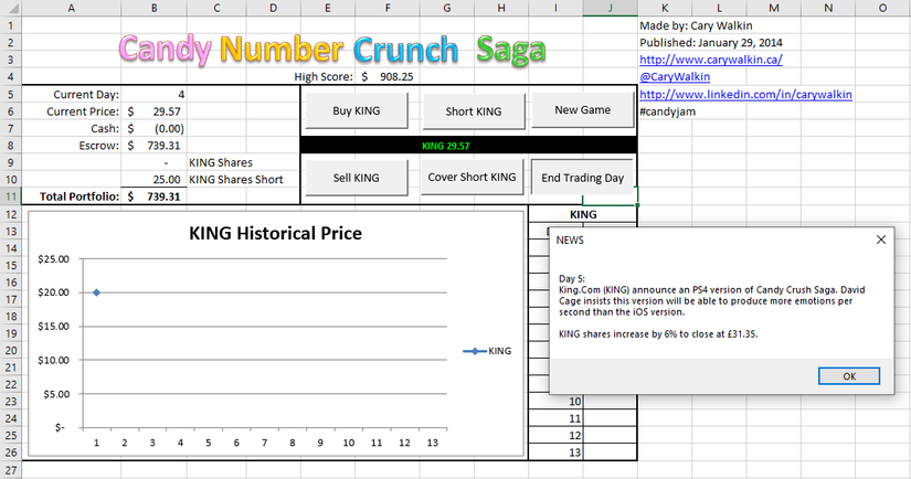 8 Iconic Games Recreated in Microsoft Excel