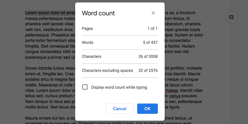 How to Check the Word Count on Google Docs