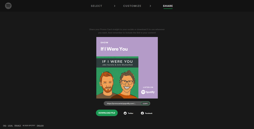 Share Spotify Music and Podcasts With New Promo Cards