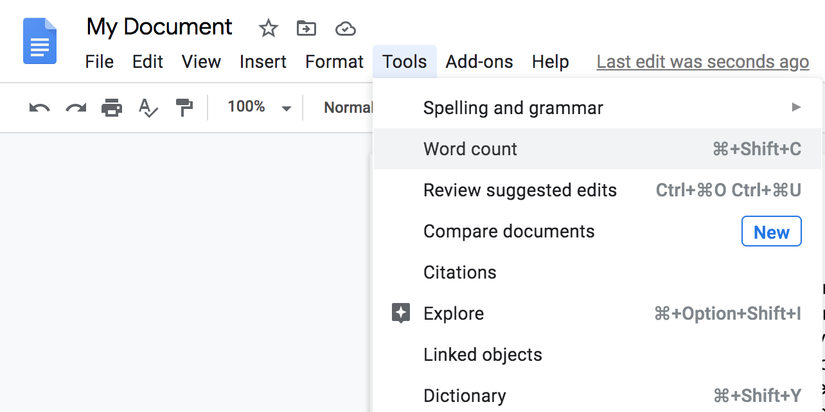 How to Check the Word Count on Google Docs