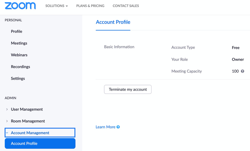 How to Delete Your Zoom Account