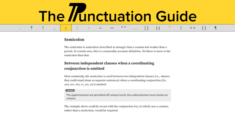The 7 Best Grammar and Punctuation Sites