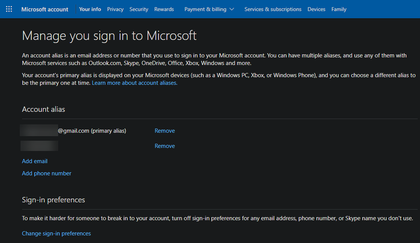 How to Change the Login Email Address for Windows 10 Microsoft Accounts