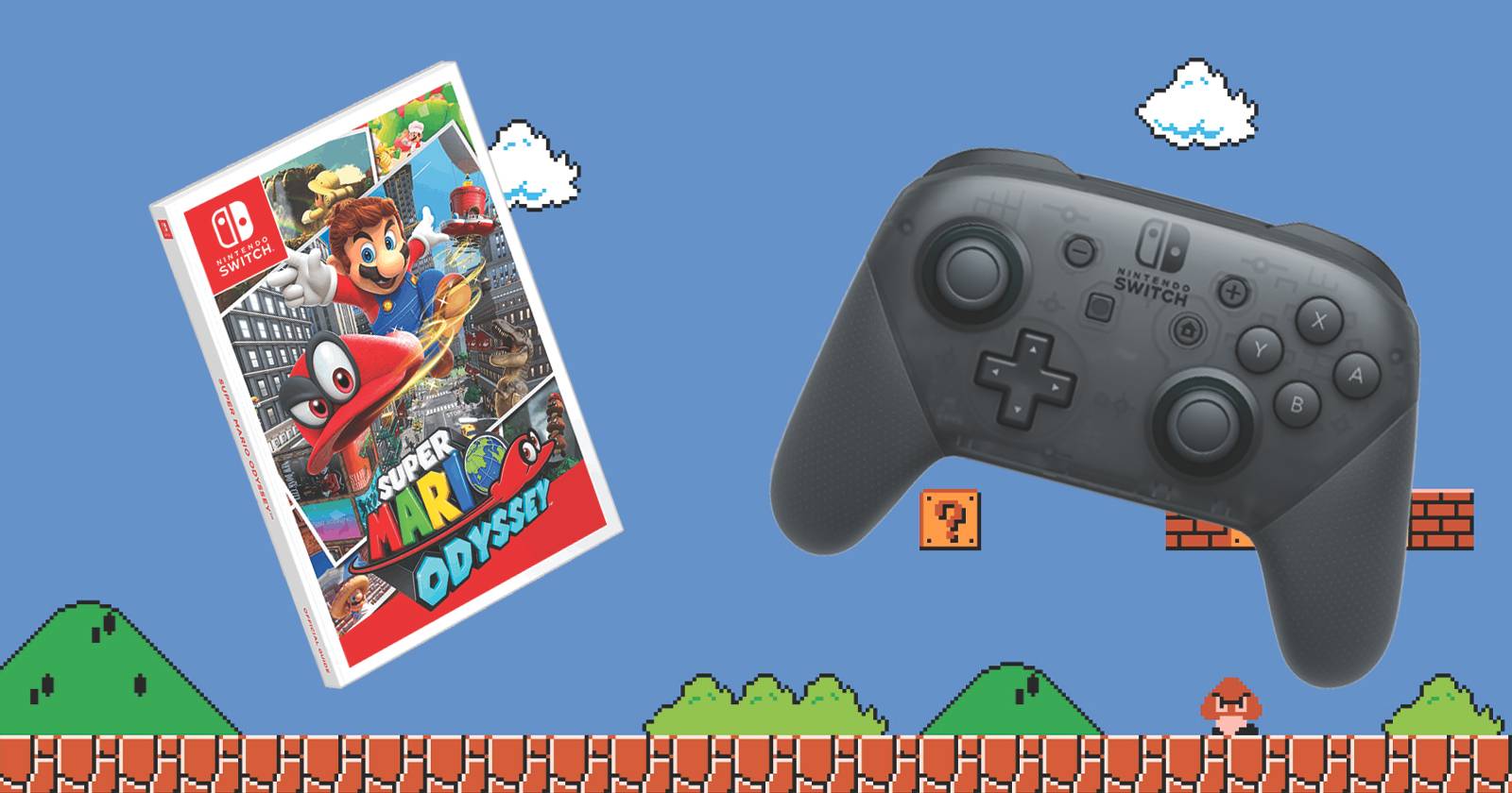 Grab a Nintendo Switch Pro Controller and Get Super Mario Odyssey Free