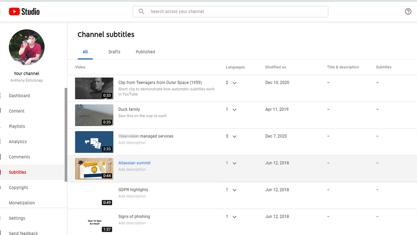How to Create and Edit YouTube Subtitles